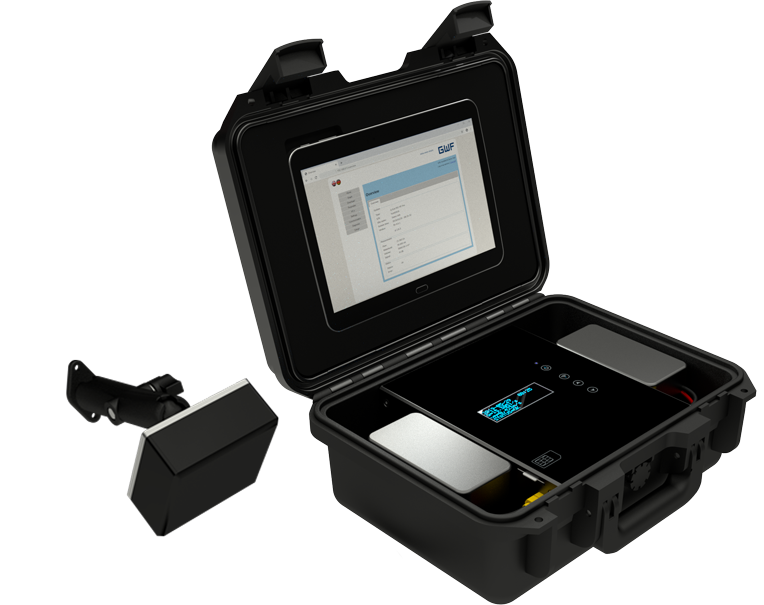 Portable Flow Meter GWF Q-Eye Radar - Sano Baltic