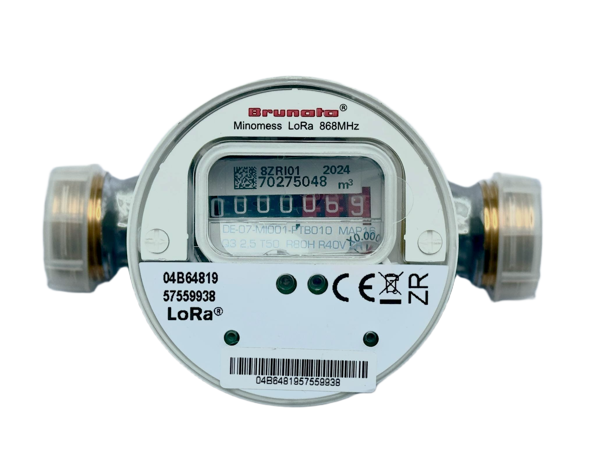 Water Meter Brunata MINOMESS® With LoRaWAN® - Sano Baltic
